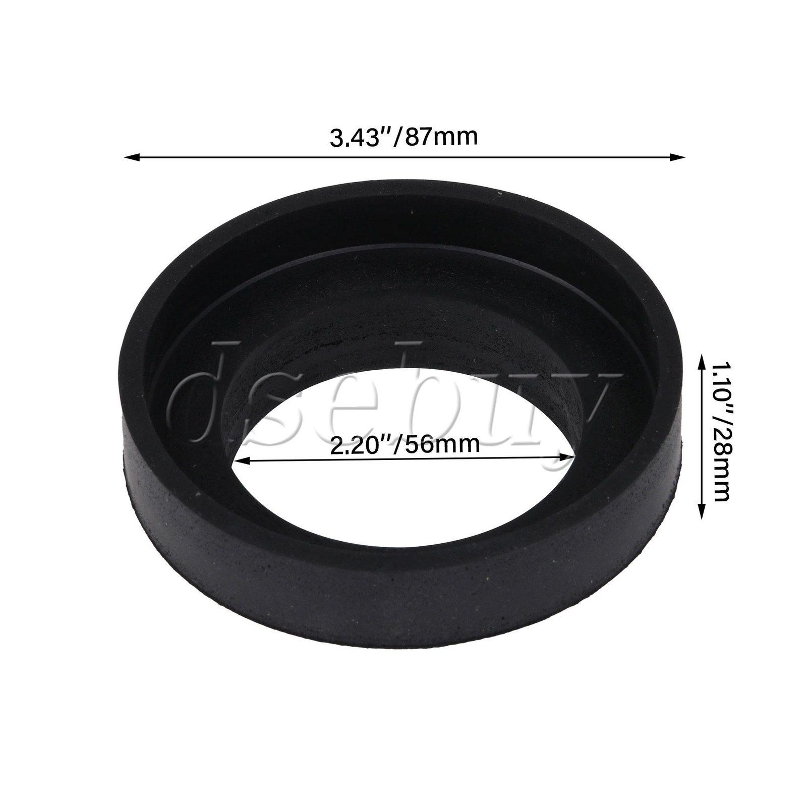 Tank to Bowl Rubber Seal Gasket Washer for 2.36-2.83inch Flush Valve ...