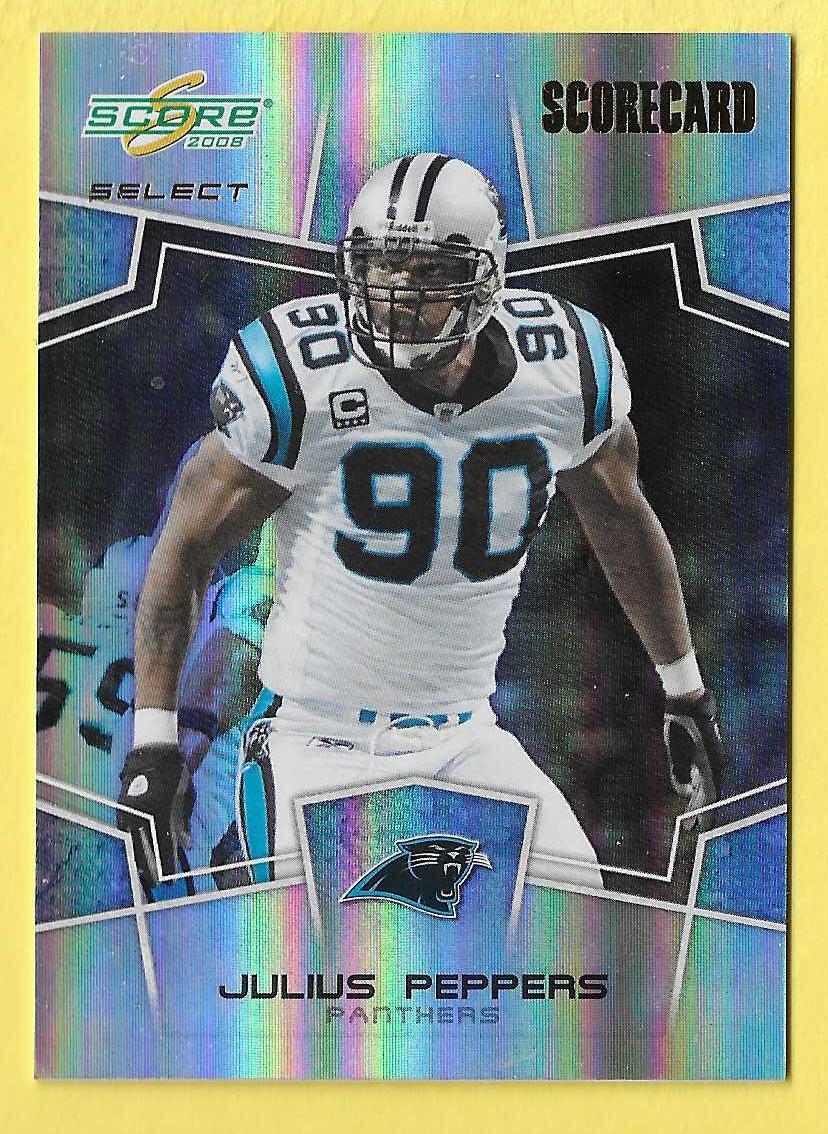 2008 Score Select Scorecard Julius Peppers Panthers 081/100 | eBay