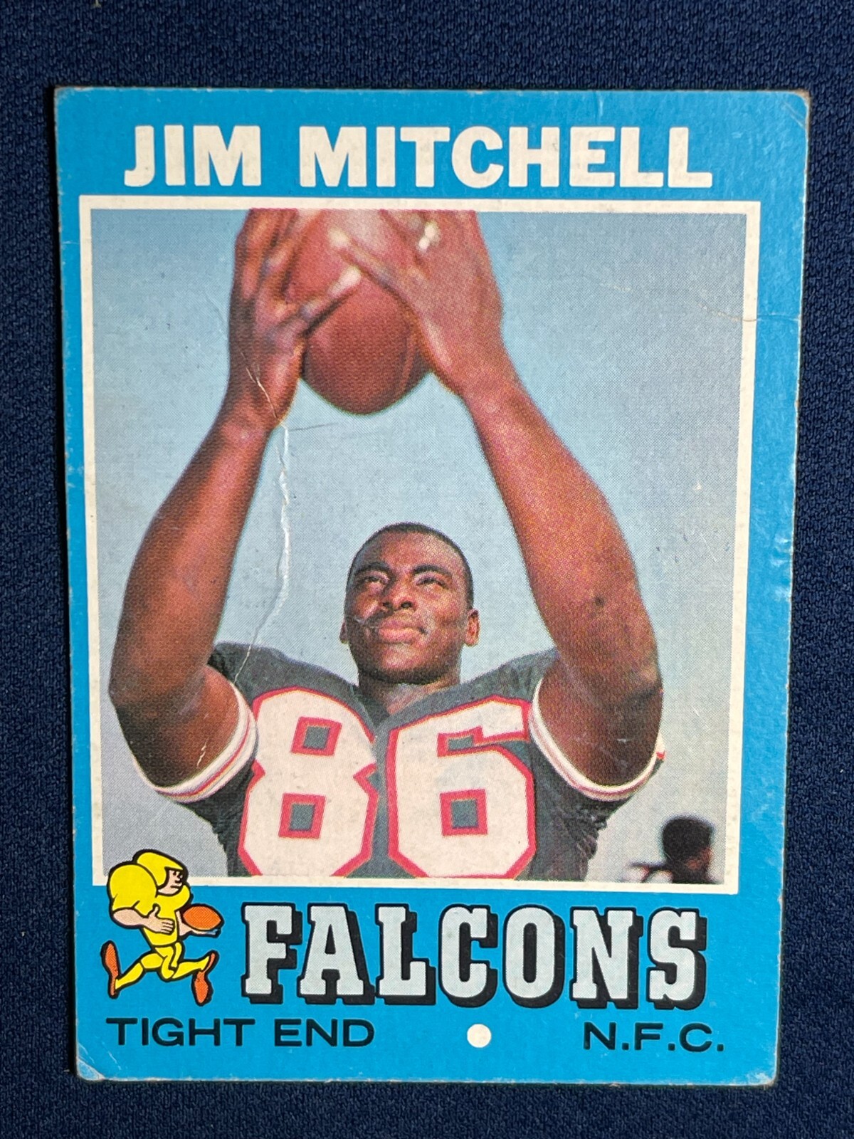 1971 TOPPS #84 JIM MITCHELL (ATLANTA FALCONS) FOOTBALL CARD | eBay