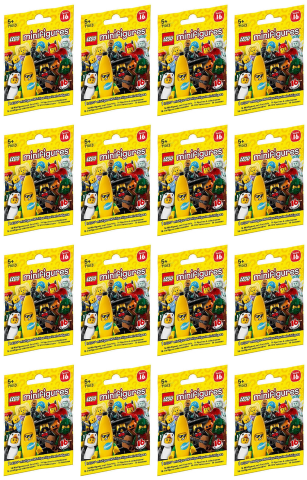 Complete Set of (16) Lego Series 16 Minifigures 71013 New Factory ...