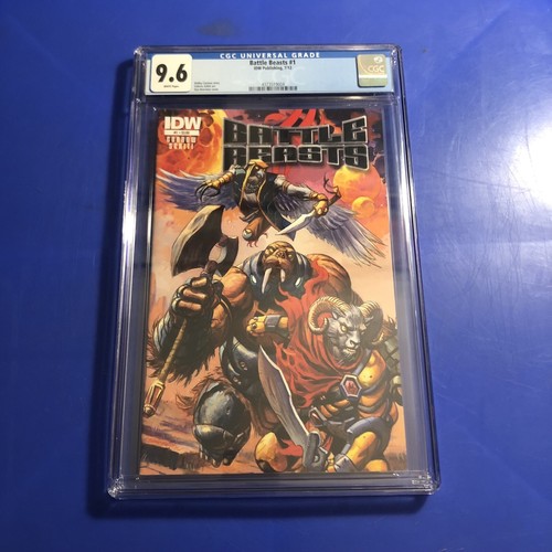 Battle Beasts #1 CGC 9.6 Main A 1ST PRINT 1ST APPEARANCE Hasbro IDW ...