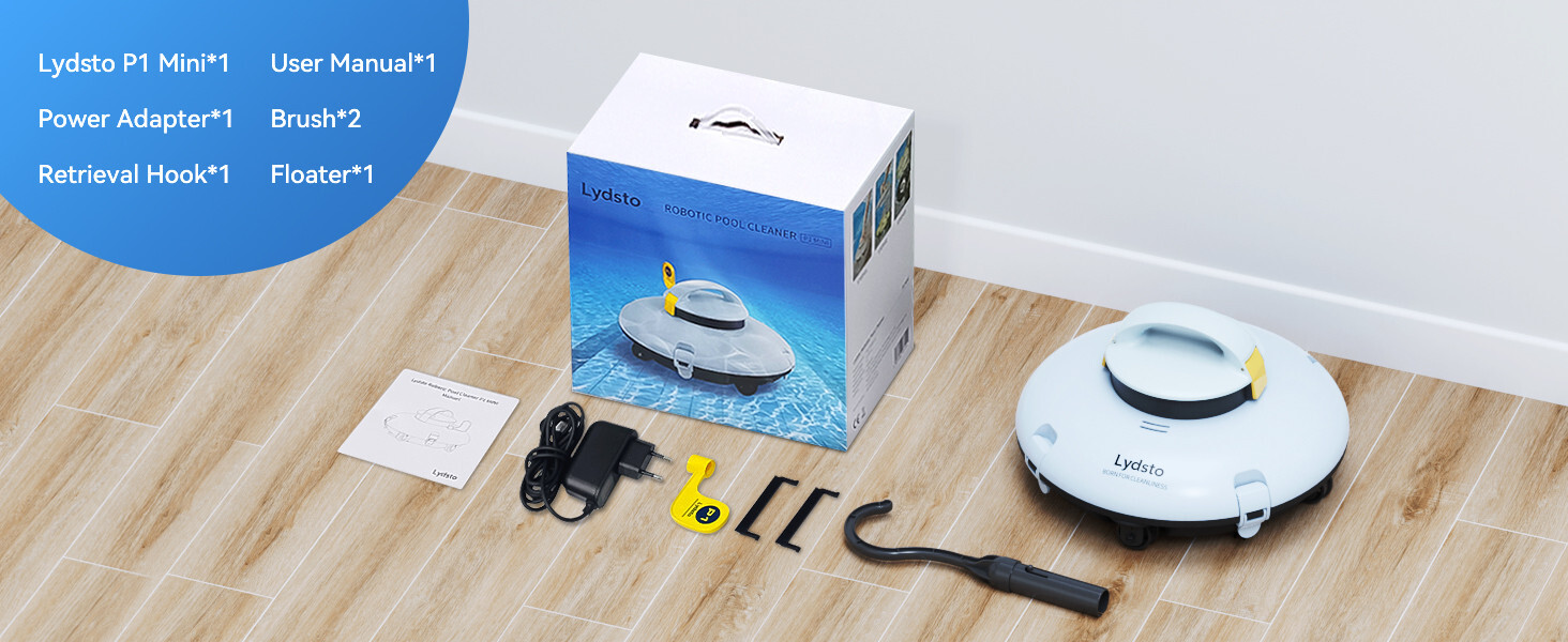 (small) in/above-ground flat pool Cordless Robotic Vacuum Cleaner Robot ...