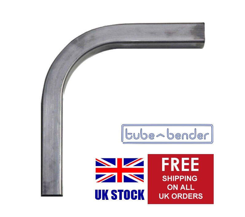 1" Box Bend (25.4 x25.4mm) Mild Steel Box Section 90 Degree Bend 2mm ...