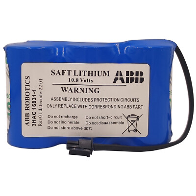 1-Pack ABB Robot Battery Pack ROBOTICS 3HAC16831-1 for ABB 10.8V 17Ah ...