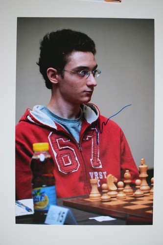GM Fabiano Caruana signed 20x30cm Foto Autogramm Autograph IP4 ...