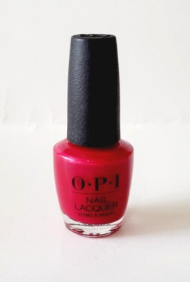OPI Nail Polish Lacquer ~OPI Red NL L72~ Pearly Red Shade 0.5 oz/15 ml ...