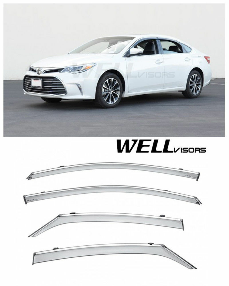 WellVisors Side Window Visors For Toyota Avalon 2013-2018 Deflectors ...