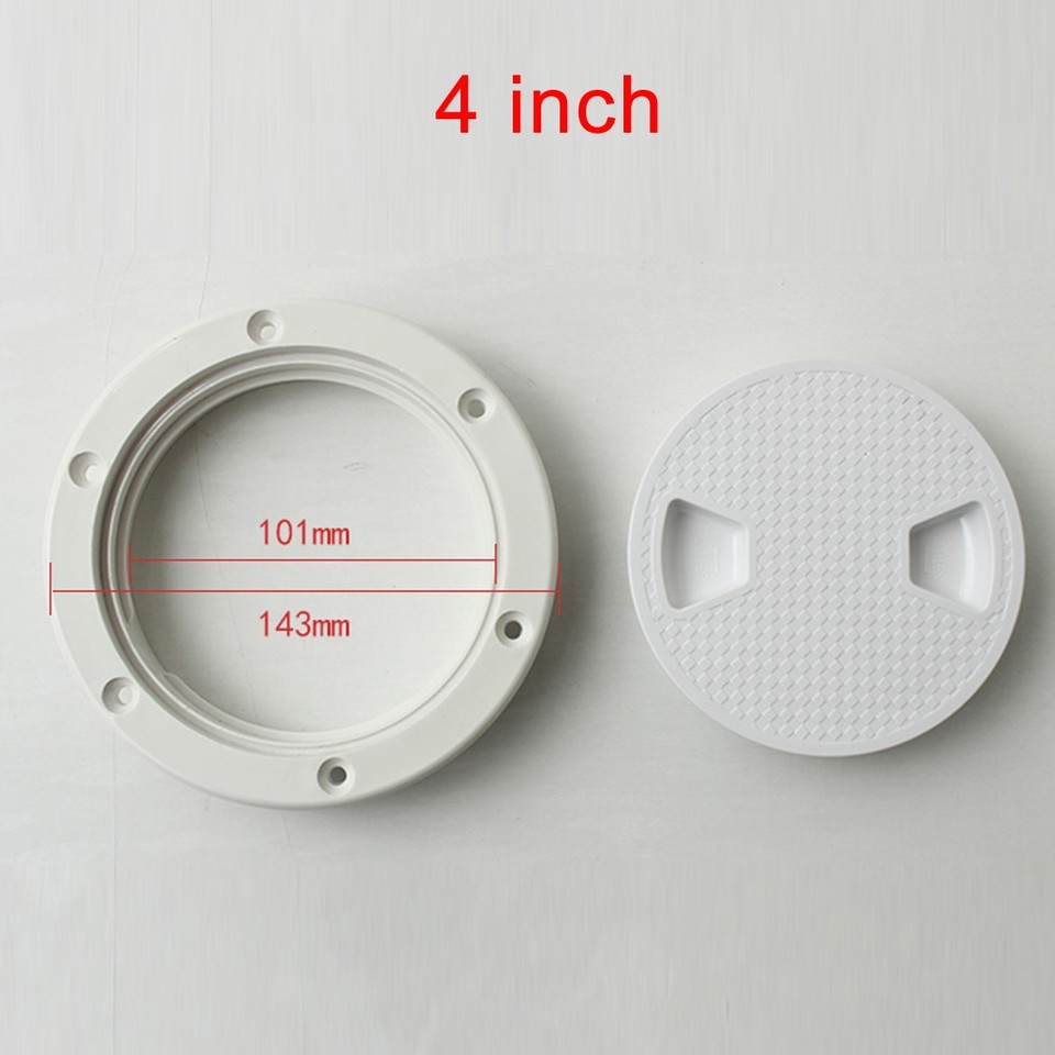 4"/6"/8" Diameter Access Hatch Cover Deck Plate Anti-slip Panel Boat ...