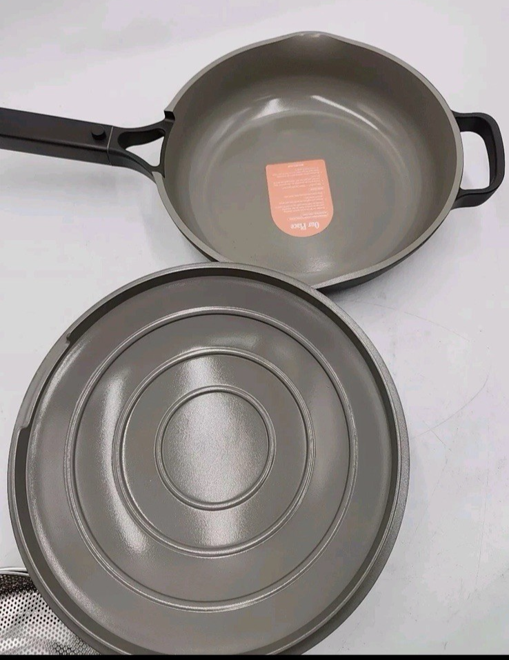 Our Place Always Pan Char Gris Anthracite 2.6Qt. Nonstick Ceramic ...