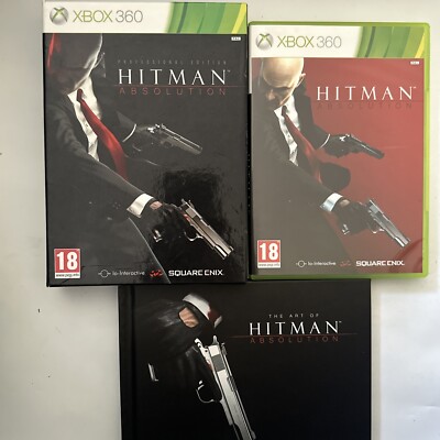 Hitman Absolution Professional Edition Xbox 360 UK PAL Game With Manual and Book 5021290051515 ...