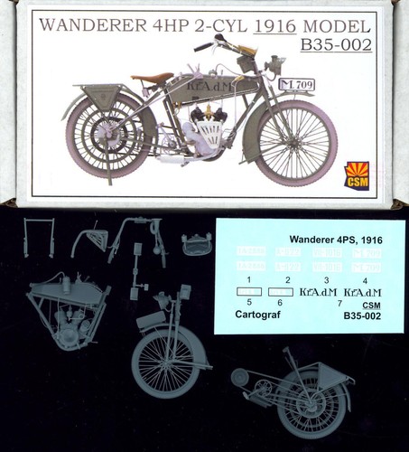 Copper State Models 1/35 WANDERER 4HP 2-CYCLE MODEL 1916 MOTORCYCLE | eBay