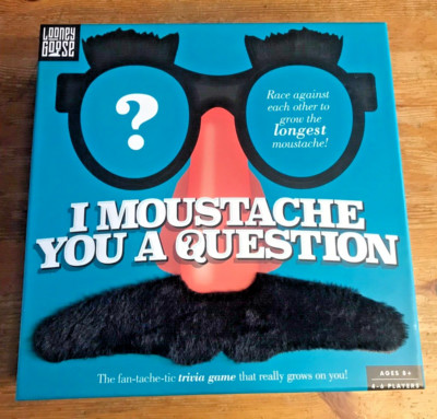 I Moustache You A Question Trivia Board Game 4256 2019 Family Fun Silly ...