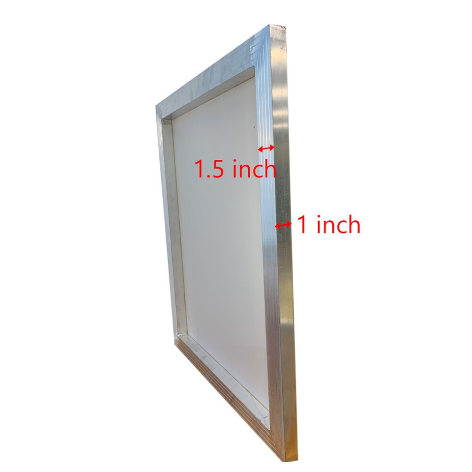 US! 6pcs Aluminum Silk Screen Frame 160 Mesh 23" x 31" White Color Mesh ...