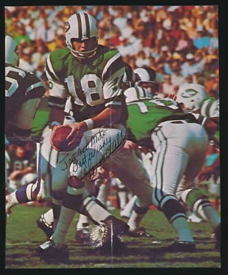 AL WOODALL (1969-1974 New York Jets) ~6-3/4" x 8-1/4" Picture ...