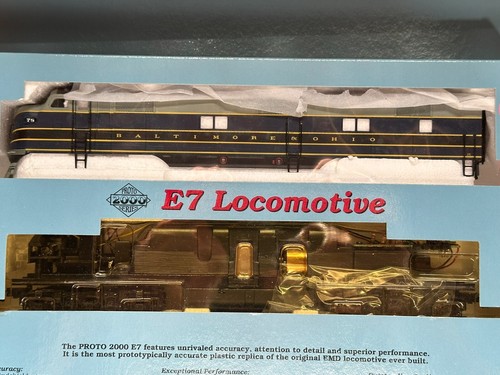 B&O E7 A-A Powered Set Locos #s 66 & 78; Proto 2000;HO; NIB | eBay