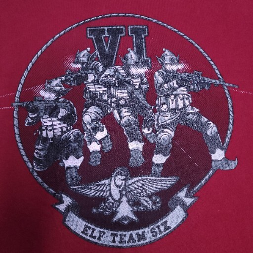 Grunt Style Club Elf Team Six Christmas Shirt Large 1… - Gem