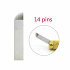 Microblading 7/9/11/12/14/16 18U Needles Permanent Manual Eyebrow ...