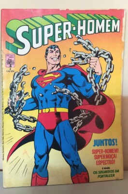SUPER-HOMEM # 2 (1984) - RARE SUPERMAN BRAZILIAN EDITION KEY! 1ST ...
