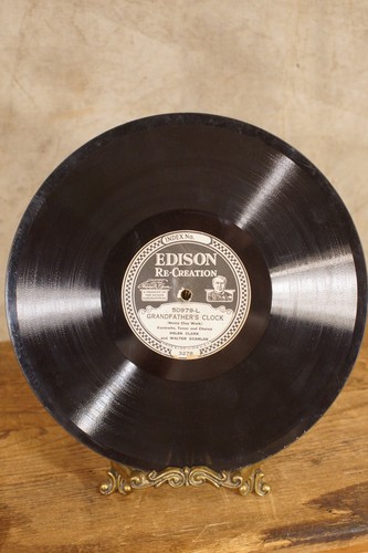 Edison Diamond Disc Record Grandfather's Clock & Since First You Smiled ...