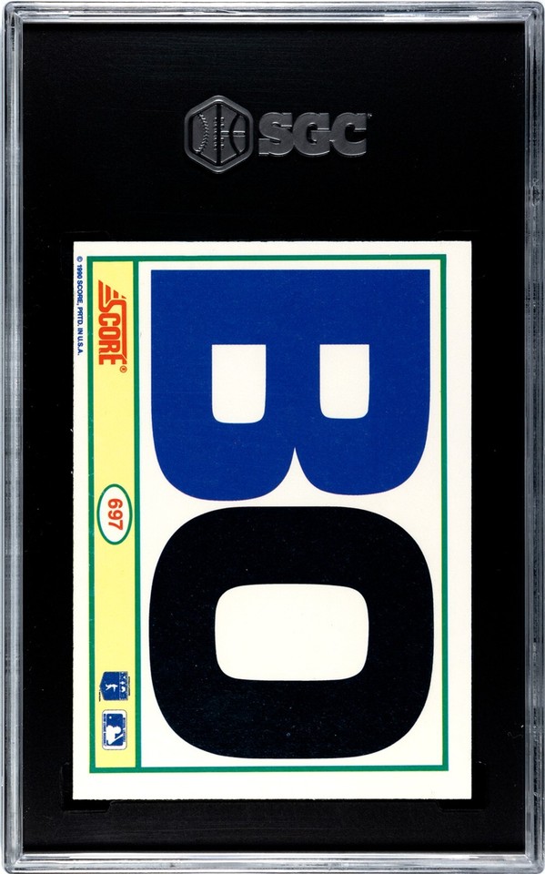 1990 Score Bo Jackson Bo Knows Baseball & Football #697 SGC 8 NM-MT | eBay