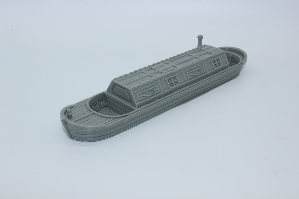 4 Different Flat Bottom Barges 1-87 Scale You Pick | eBay