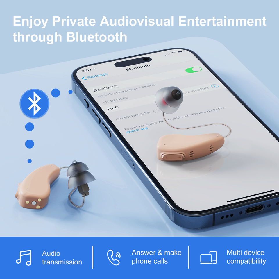 Lexi / Bose B2 Pro + Bluetooth Full Streaming BTE Rec RIC Hearing Aid HD Set | eBay