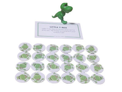 Monopoly Junior 2017 Replacement Parts - Little T-Rex Token, Card, & 24 ...