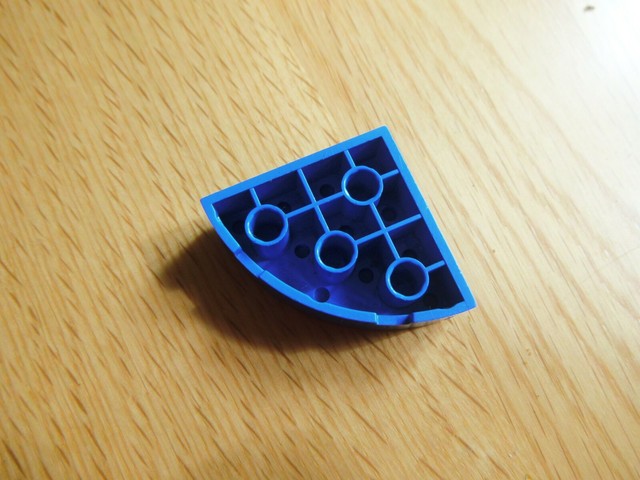 LEGO Brick Round Quarter Circle 4x4 2577 Blue X4 for sale online | eBay