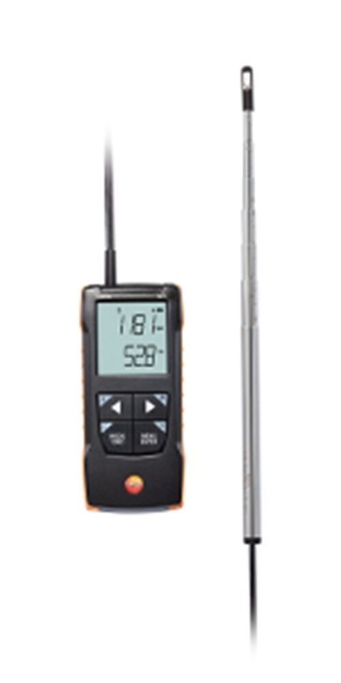Testo 425 Anemometer with Telescopic Probe – Hot Wire Anemometer ...
