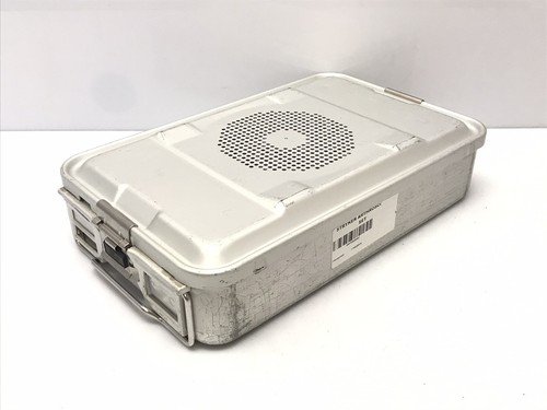 Aesculap JM740 Sterilization Container w/ JK89 Silver Retention Plate ...