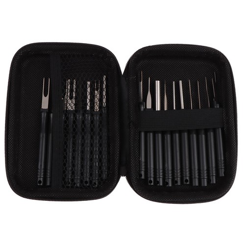 18Pcs Car Terminal Removal Kit Repair Inspection Tools Auto Cable Plug ...