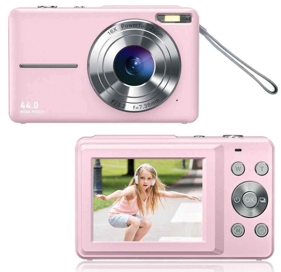 Digital Camera 32GB HD 1080P 44MP 2.4'' LCD Screen 16X Zoom Anti-Shake ...