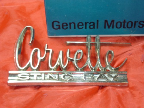 1966 1967 Corvette NOS 3873776 Sting Ray Stingray Hood & Rear Deck ...