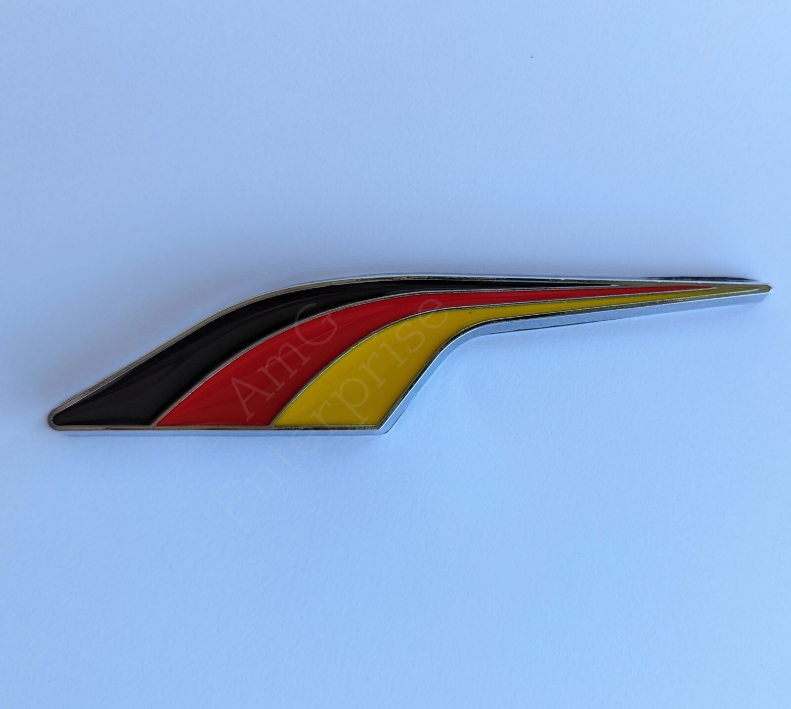 Chrome German Tricolour Flag Rear Car Badge for Audi A1 A2 A3 A4 A5 A6 ...