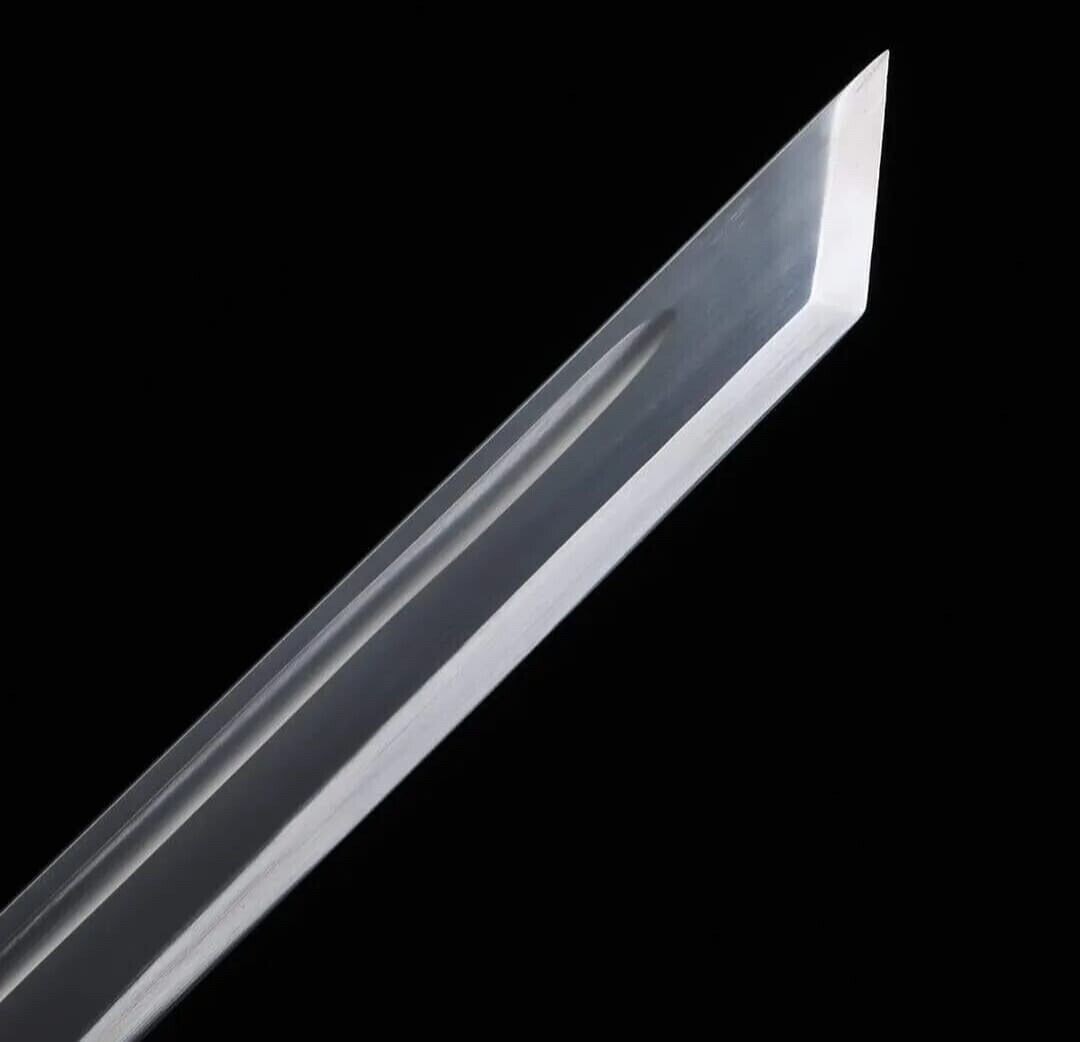 36 inches Japanese Katana Real Sword - Black Ninjato Sword - 1060 Steel ...