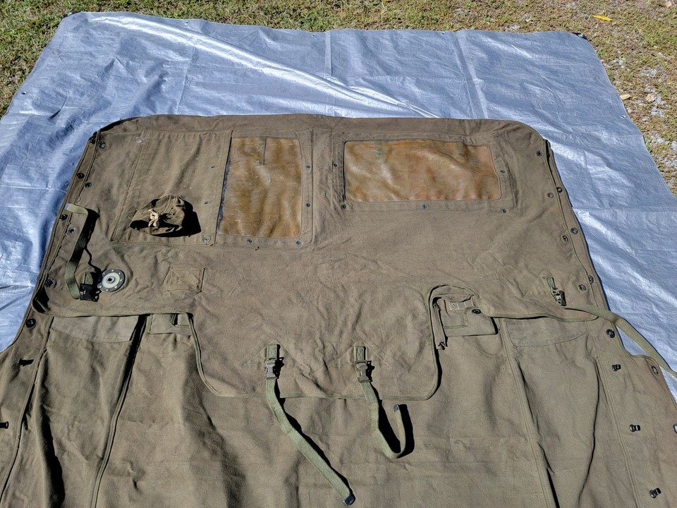 NOS Radio Blackout Canvas Top Military Ford Kaiser M151 Mutt Jeep G843 ...