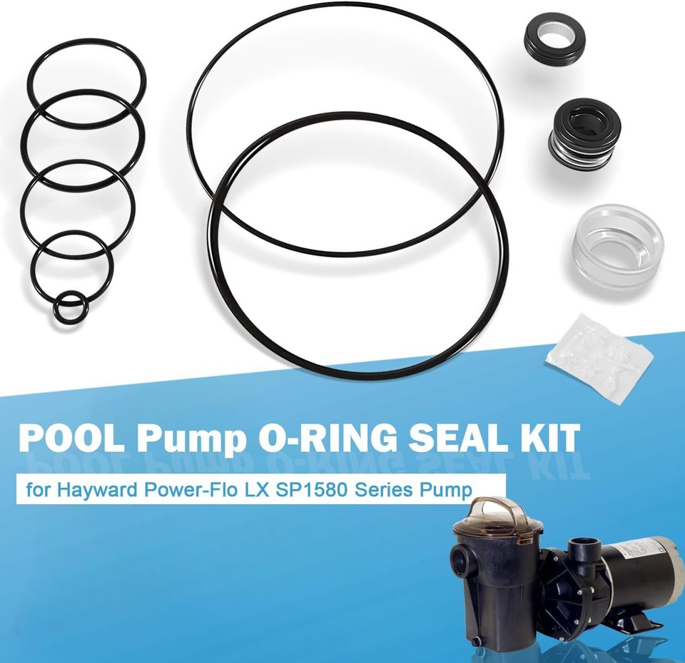 11pcs Pool Pump O-Ring Seal Kit for Hayward Power-Flo LX SP1580 Series ...