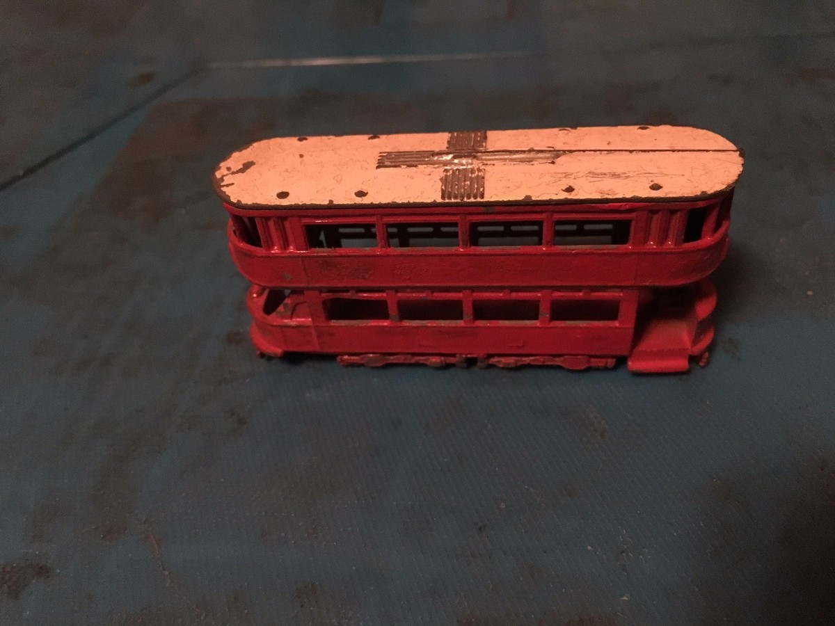 VINTAGE MATCHBOX large Trolley Streetcar Mass