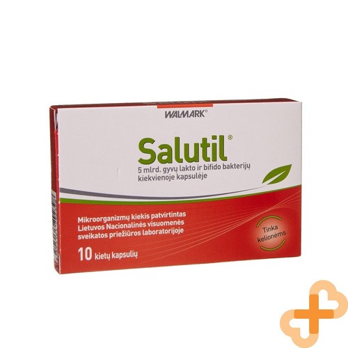 WALMARK SALUTIL 5 Billion Of Live Lacto And Bifido Bacteria10 Capsules ...