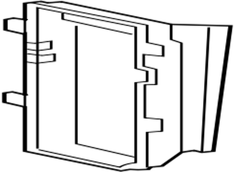 32917-0C020 Toyota Duct, transmission oil cooler air 329170C020, New ...