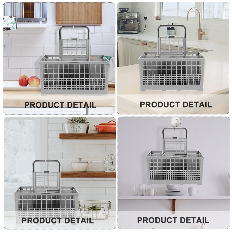 Dish Washer Basket Cutlery Dishwasher Silverware Holder Storage Drying ...