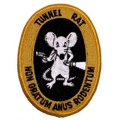 Vietnam Tunnel Rat Patch Black & Yellow 3" | eBay