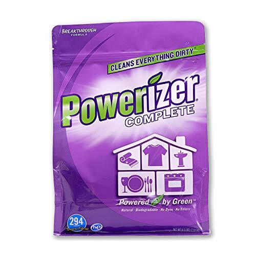 Powerizer Complete Laundry Powder Detergent & Multipurpose Cleaner, 6.5 ...