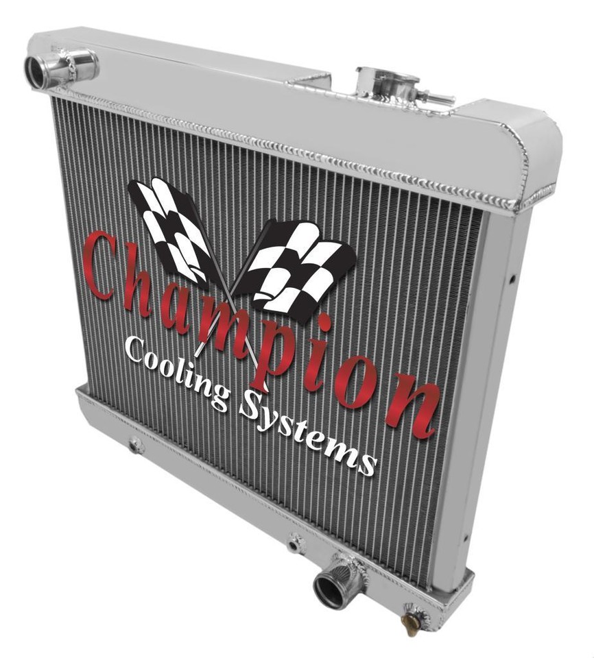 1963 1964 1965 1966 Chevy Truck C10 C20 C30 3 Row DR Radiator + 16" Fan ...