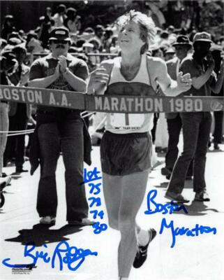 Bill Rodgers autographed photo Boston Marathon 1st 1975 78 79 80 8x10 # ...