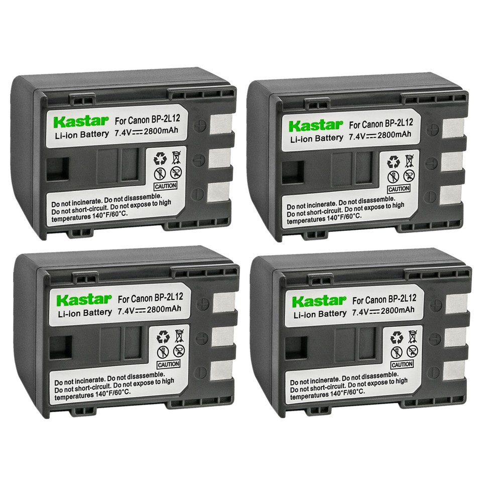 Kastar Replacement Battery for Canon NB-2L12 2L14 & Canon Optura 60 ...