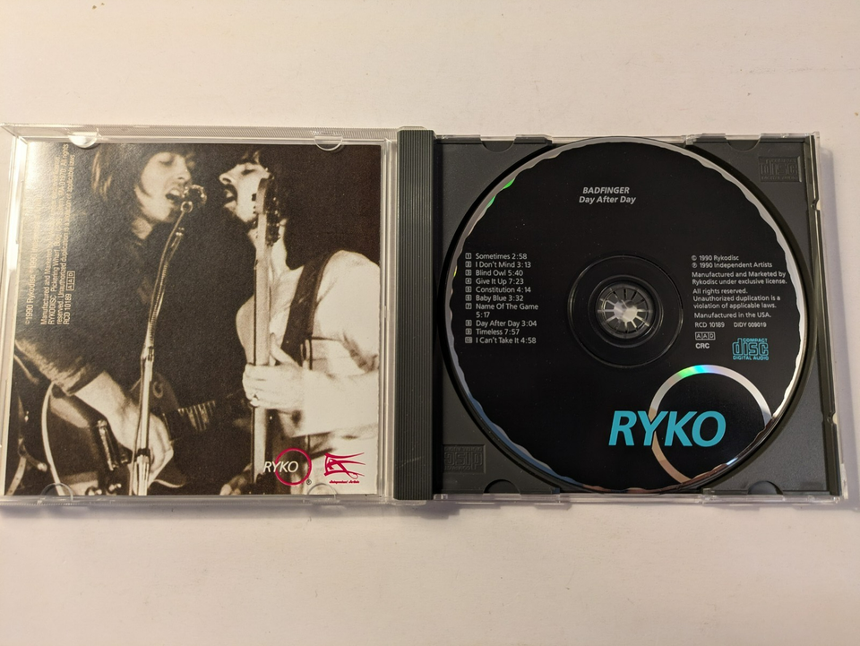 Bad Finger CD - "Day After Day" - 1990 (Rykodisc RCD 10189) Excellent ...