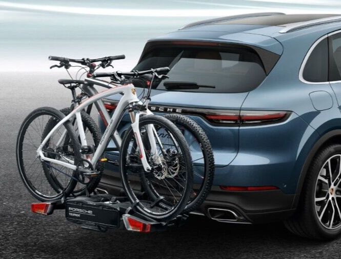Porsche OEM Cayenne E3 9YA 9YB Rear Bumper Dual Bicycle Rack LHD Brand ...