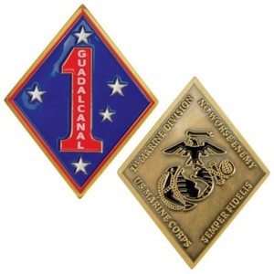MARINE CORPS 1ST MARINE DIVISION EGA 1.75" CHALLENGE COIN | eBay
