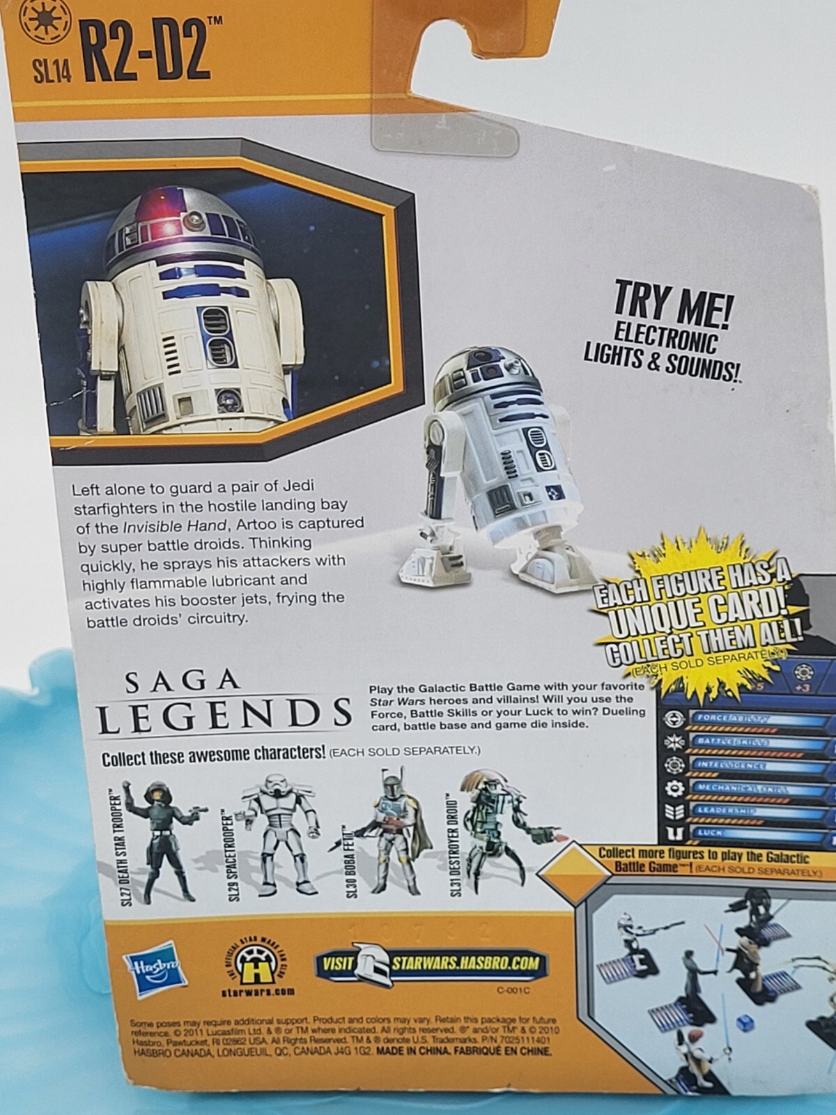 2011 Hasbro Star Wars Saga Legends SL14 R2-D2 5010993968411| eBay
